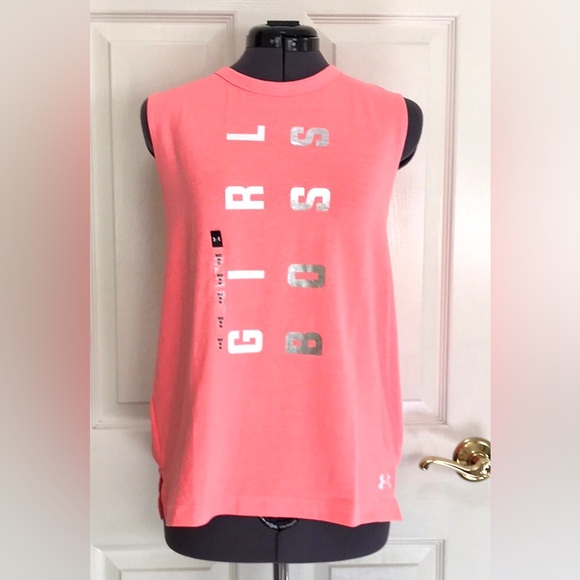 Under Armour | Tops | Nwt Under Armour Heat Gear Girl Boss Tank Top ...